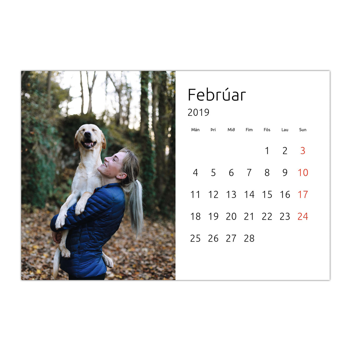 Dagatal 2025 - 15x10 - Spjald– Kilja.is